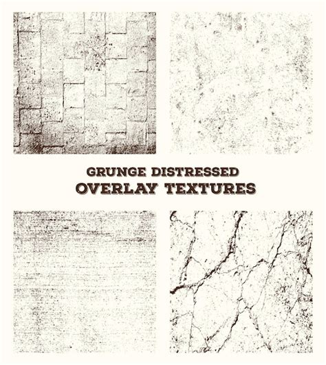 Premium Vector | Pack of free grunge distressed overlay textures