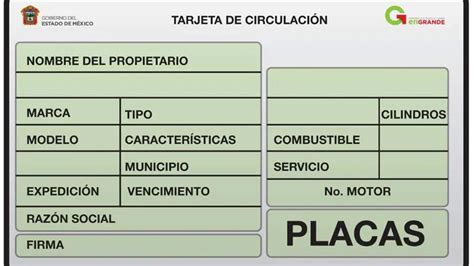 Trámite Digital De Tarjeta De Circulación En Edomex Para 2026 Posta