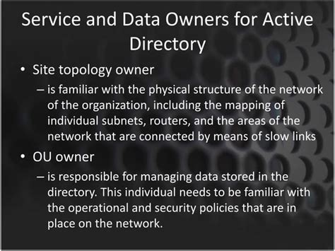 Designing The Active Directory Logical Structure Pptx Computer