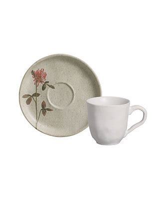 Porto Brasil Campestre Stoneware Coffee Cup And Saucer Set Service For 6 Macys