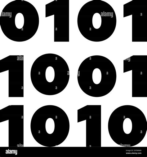 a stark black and white image depicting a sequence of binary digits representing the