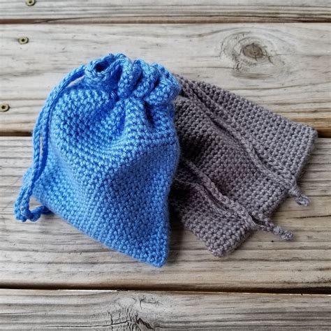 Drawstring Bag Crochet Pattern Pdf Hck Crafts