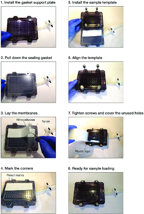 Step By Step Procedure To Assemble The Bio Dot Microfiltration