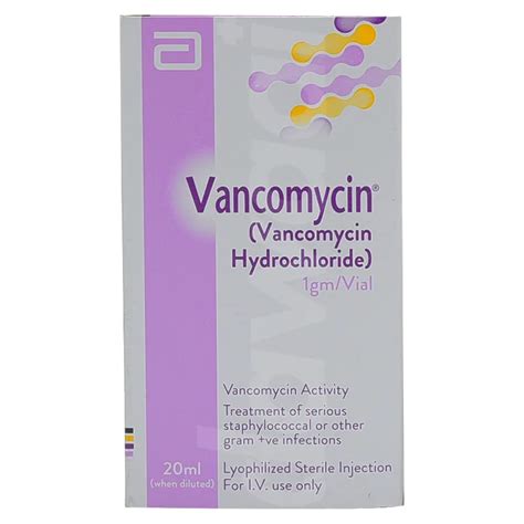 Vancomycin Inj 1gm Dawa Healthcare