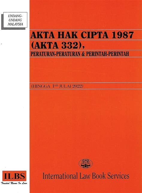Akta Hak Cipta 1987 Akta 332 Pustaka Mukmin Kl Malaysias Online Bookstore