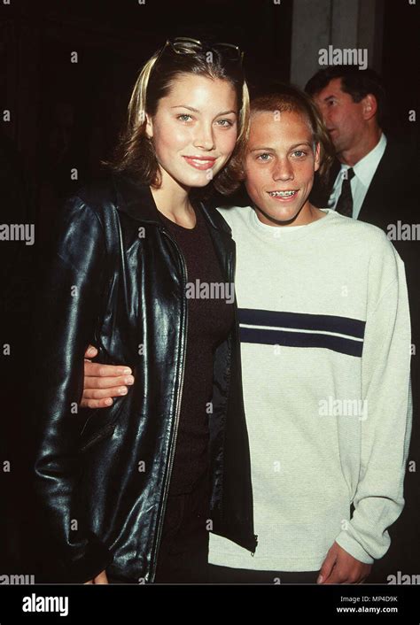 Jessica Biel And Brother Justin Biel Hi Res Stock Photography And Images Alamy