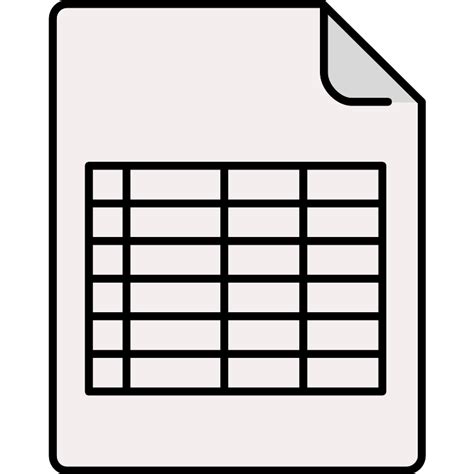 Document Table Vector Svg Icon Svg Repo