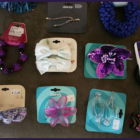 Claires Accessories 84 Girls Hair Clips Bows Flowers Ties Nwt