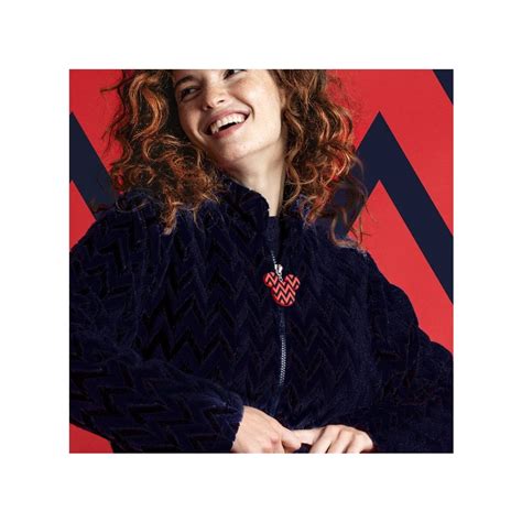 Vestaglia Donna Disney Originale In Coral Jacquard Blu 67010