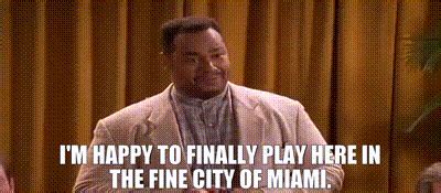 Yarn Im Happy To Finally Play Here In The Fine City Of Miami