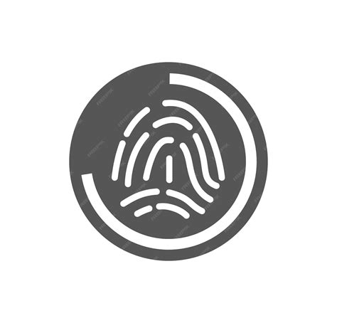 Premium Vector Fingerprint Authorization Line Icon