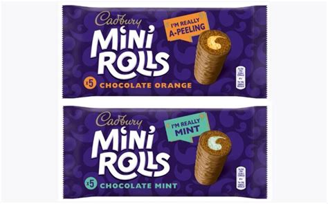 Chocolatey Flavor Infused Snack Cakes Cadbury Mini Rolls
