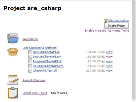Jenkins Test Result Trend Graph Only Appears When Project Is Disabled Stack Overflow