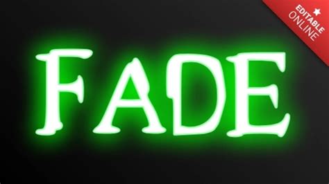 Fade The Matrix Movie Text Effect Generator