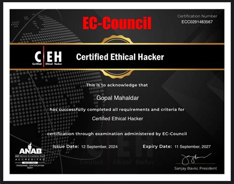 Gopal Mahaldar On Linkedin Ceh