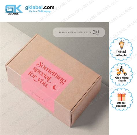 In Tem Decal Dán Hộp Bánh Gk Label