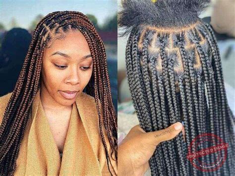 Types Of Knotless Braids Hairstyles Pictures