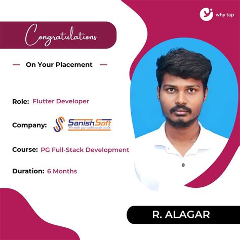 Why Tap On Linkedin Whytapsuccess Flutterdeveloper Congratulationsalagar