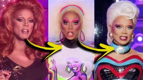 The Evolution Of Rupauls Beauty Throughout Drag Race Seasons Youtube