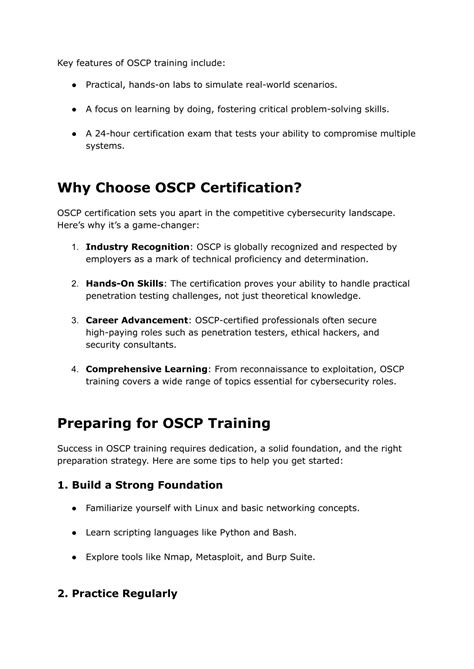Ppt Master Your Skills With Oscp Training The Ultimate Guide To Cybersecurity Excellence