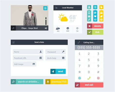 Flat UI Design Inspiration Images Flat UI Design Flat UI Web