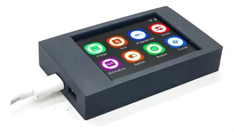 placa desenvolvimento esp32 display 3 5 pol touch case 3d