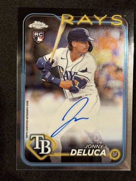 Yahooオークション 2024 Topps Chrome Baseball Jonny Deluca Auto