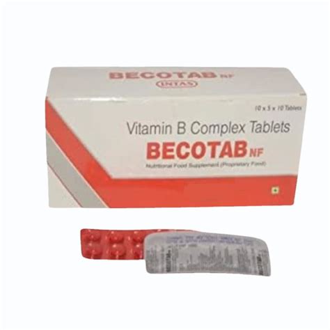 Becotab Vitamin B Complex Tablets At ₹ 78 Box Vitamin B Complex Tablets And Capsules In Nagpur
