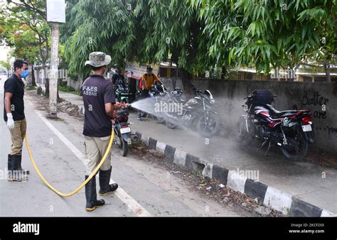 State Disaster Response Fund Sdrf And Fire Brigade Officials Spray