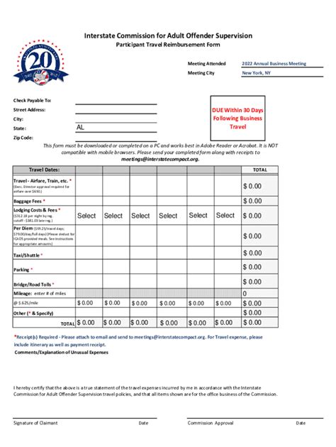 Fillable Online Why The Interstate Compact On Adult Offender Supervision Fax Email Print