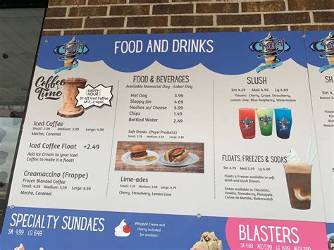 Minooka Creamery Opening Blasters Specialty Sundaes Dole Whip