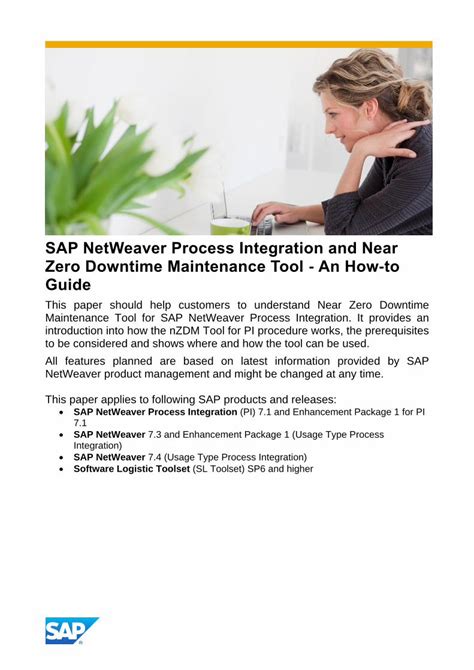 Pdf Sap Netweaver Process Integration And Near Zero Downtime