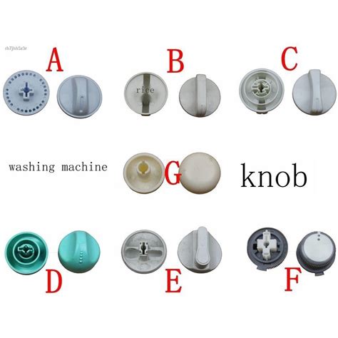 Semi Automatic Double Barrel Washing Machine Knob Timer Knob Cap Universal Drain Switch Washing