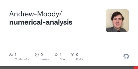 Github Andrew Moodynumerical Analysis