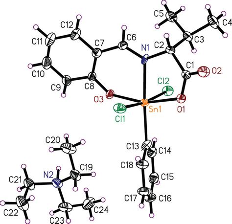 Diagram Of The Title Molecule Showing The Atom Labeling Scheme Atomic