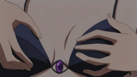Rule 34 Accel World Animated Bikini Top Black Bikini Breast Grab Hand