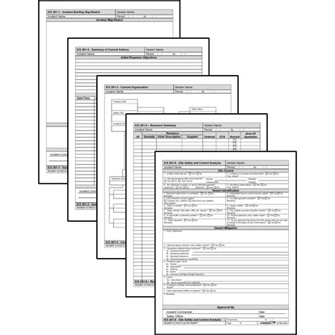 Ics Form Wall Charts Initial Response Trg Store