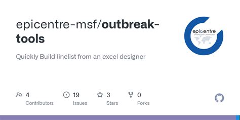 Github Epicentre Msfoutbreak Tools Quickly Build Linelist From An Excel Designer