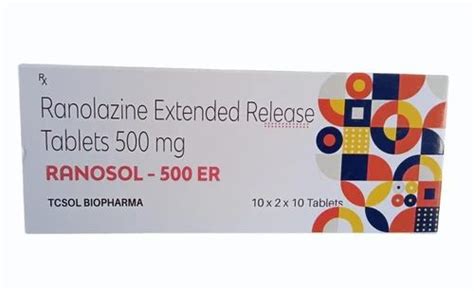 500mg Ranolazine Extended Release Tablet At ₹ 1500box In Panchkula Id 2851503053997