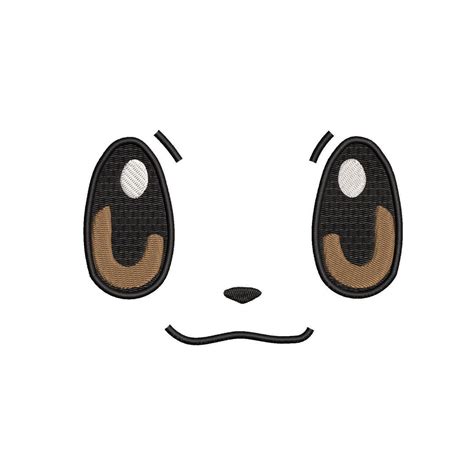 Pokemon Eevee Face Pokemon Eevee Eyes Embroidery Design Pokemon Eevee