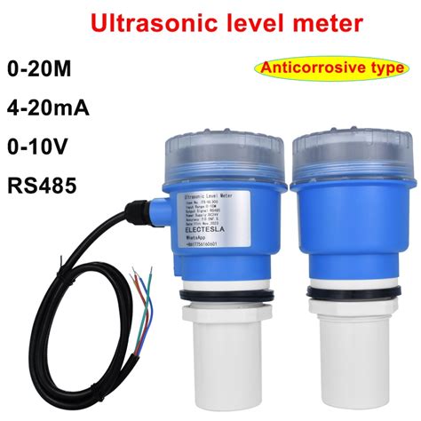 Non Contact Ip67 Ultrasonic Level Meter Industrial Sewage Septic Tank