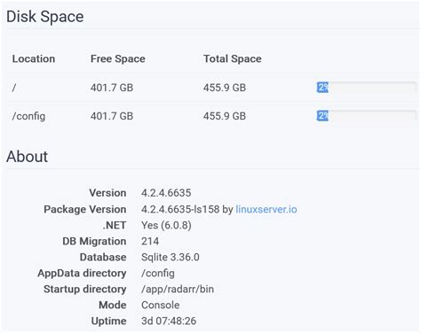 Fatal Lidarrerrorpipeline Request Failed Get Apiv1diskspace · Issue 82 · Linuxserver
