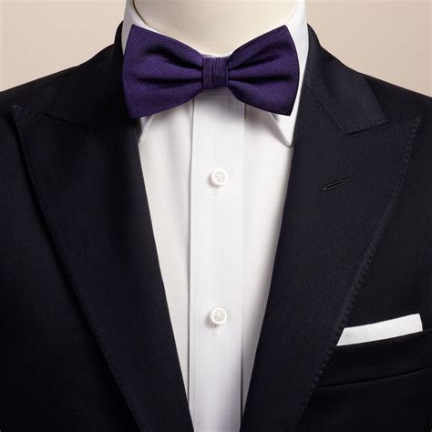 Dark Purple Bow Ties