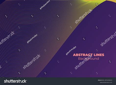 Abstract Wave Lines Background Vector Modern Stock Vector Royalty Free