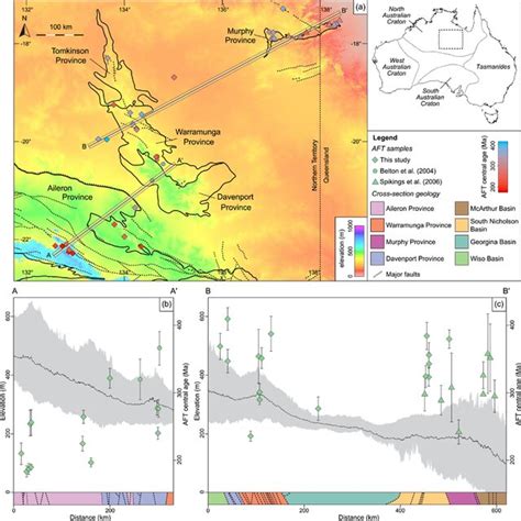 Basic Geological Regions Of Australia Including Approximate Cratonic