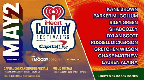 Iheart Country Festival Reveals Kane Brown Riley Green And More For