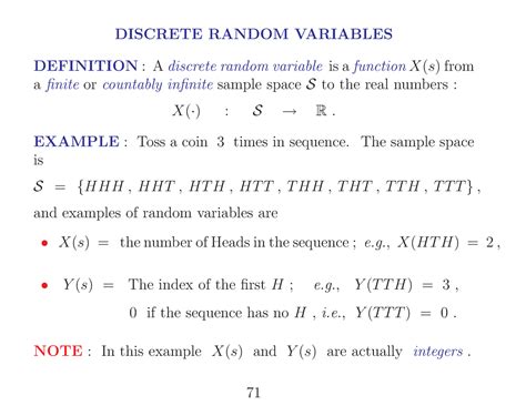 Chapter 3 Discrete Random Variables Discrete Random Variables