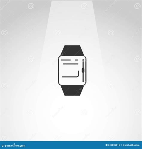 Smartwatch Icon Smartwatch Simple Isolated Icon Stock Illustration