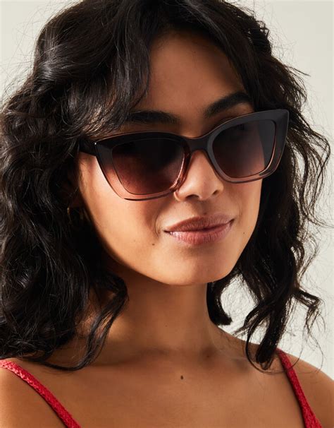 Oversized Ombré Square Sunglasses Sunglasses Accessorize Uk