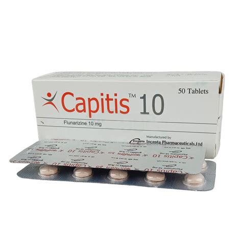Capitis 10 Mg Tablet ক্যাপিটিস ১০ মিগ্রা ট্যাবলেট Incepta